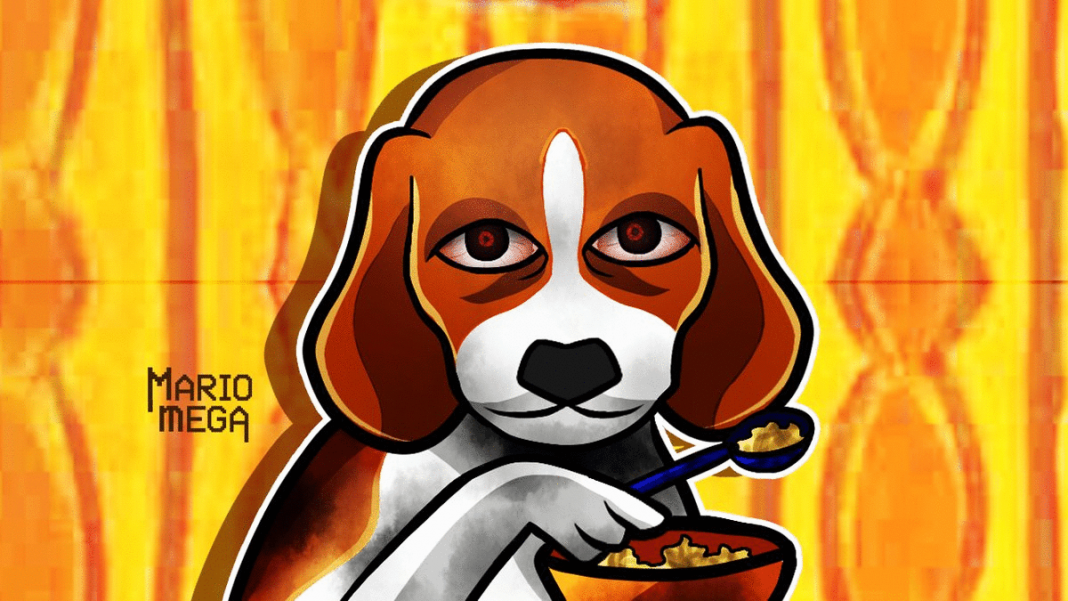 El perro que come cereal con cuchara - Solesteview