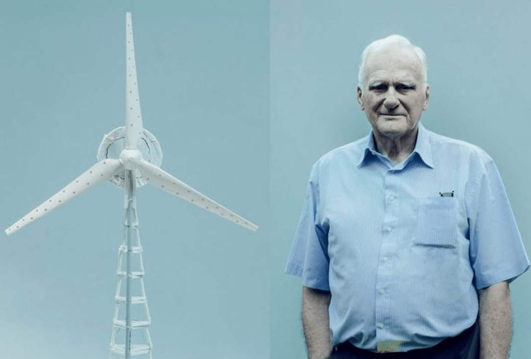 Con 92 años inventó el aerogenerador eólico que genera tres veces más ...
